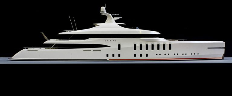 Caspian Superyacht Model for Claydon Reeves - Model Makers Bristol ...