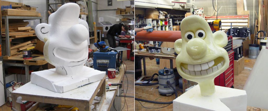 Life-Sized Aardman Wallace - Model Makers Bristol / Amalgam Model Making