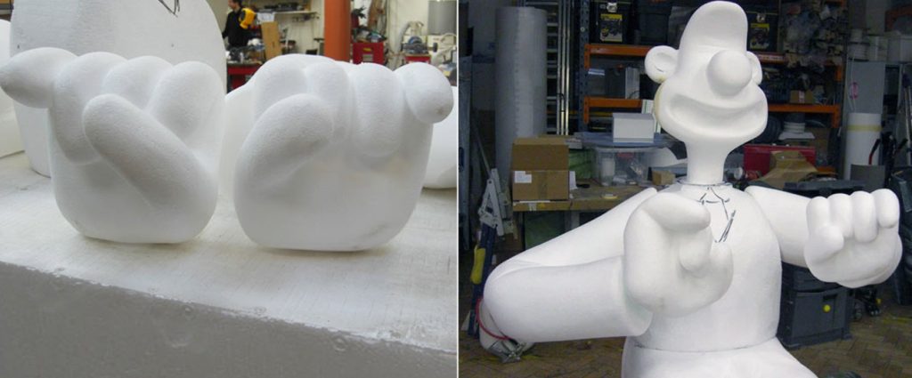 Life-Sized Aardman Wallace - Model Makers Bristol / Amalgam Model Making