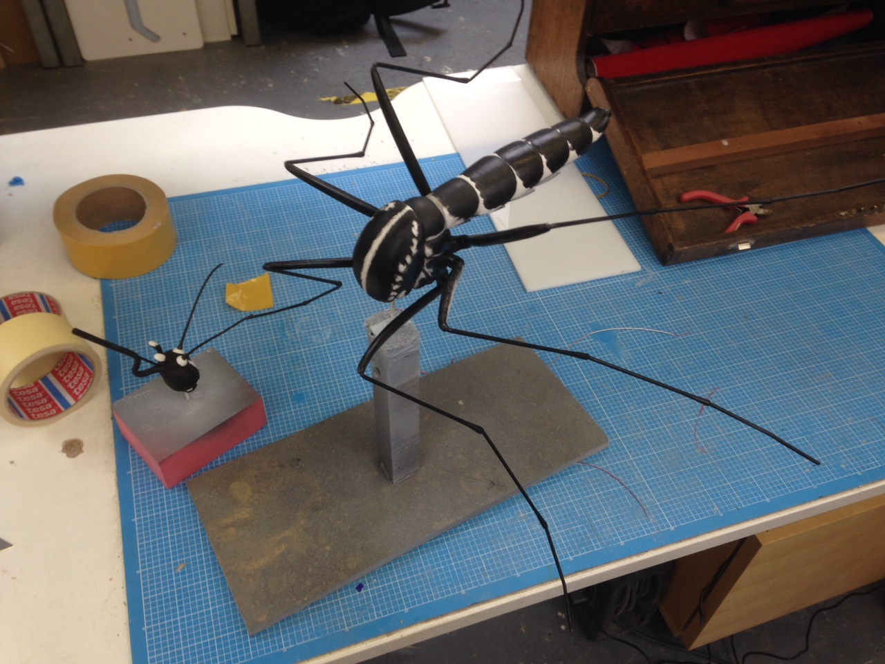 Large scale insect models for IVCC to mark World Malaria Day - Model ...