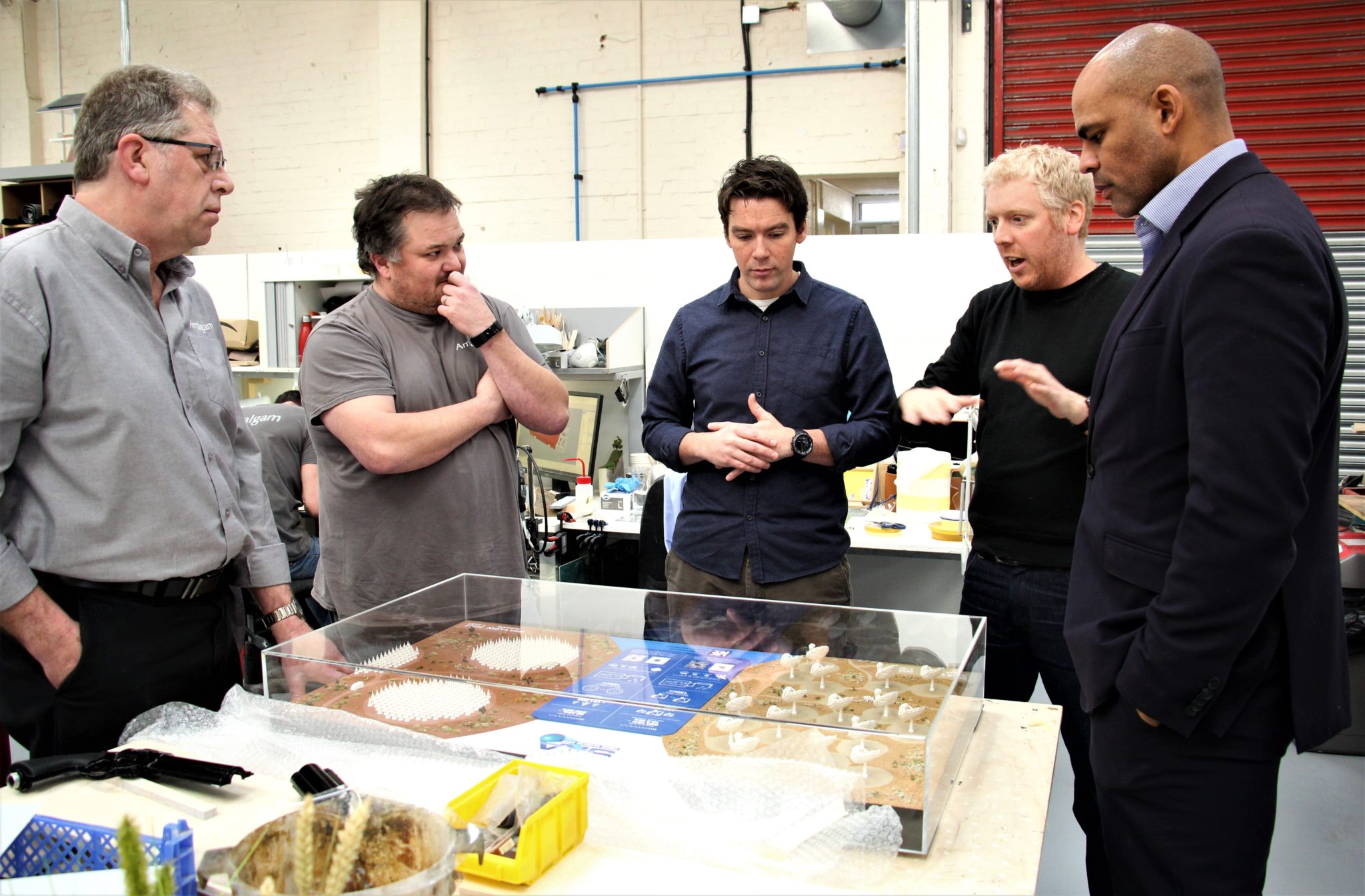Bristol Mayor visits Amalgam’s workshop - Model Makers Bristol / Amalgam Model Making